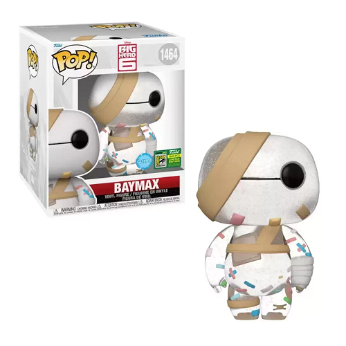 Funko Pop! BIG HERO 6: Baymax [Glitter] #1464 [SDCC][LE 1500] – BoomLoot