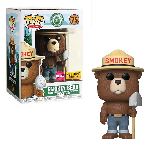 Funko Pop! SMOKEY: Smokey Bear [Flocked] #75 [Hot Topic] – BoomLoot