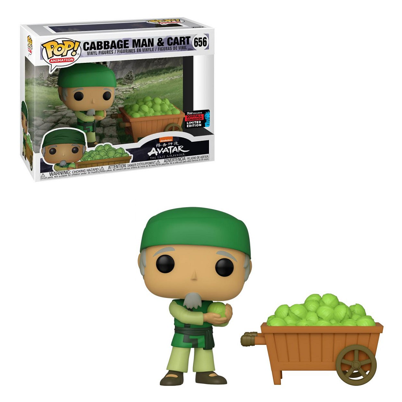 Funko Pop! AVATAR The Last Airbender: Cabbage Man & Cart #656 – BoomLoot