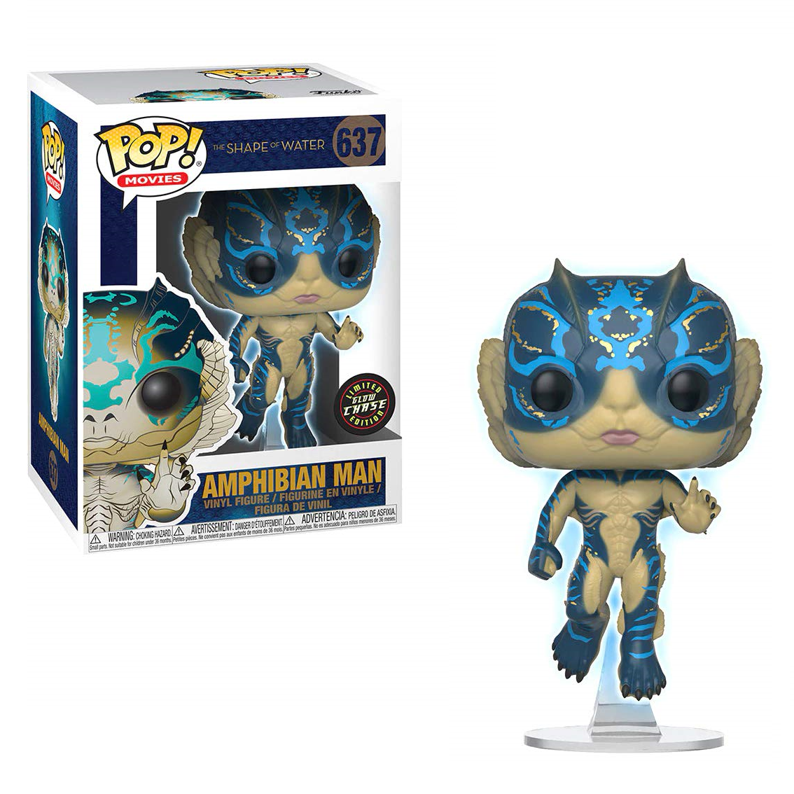 Funko Pop! The Shape of Water: Amphibian Man #637 GITD [CHASE] – BoomLoot